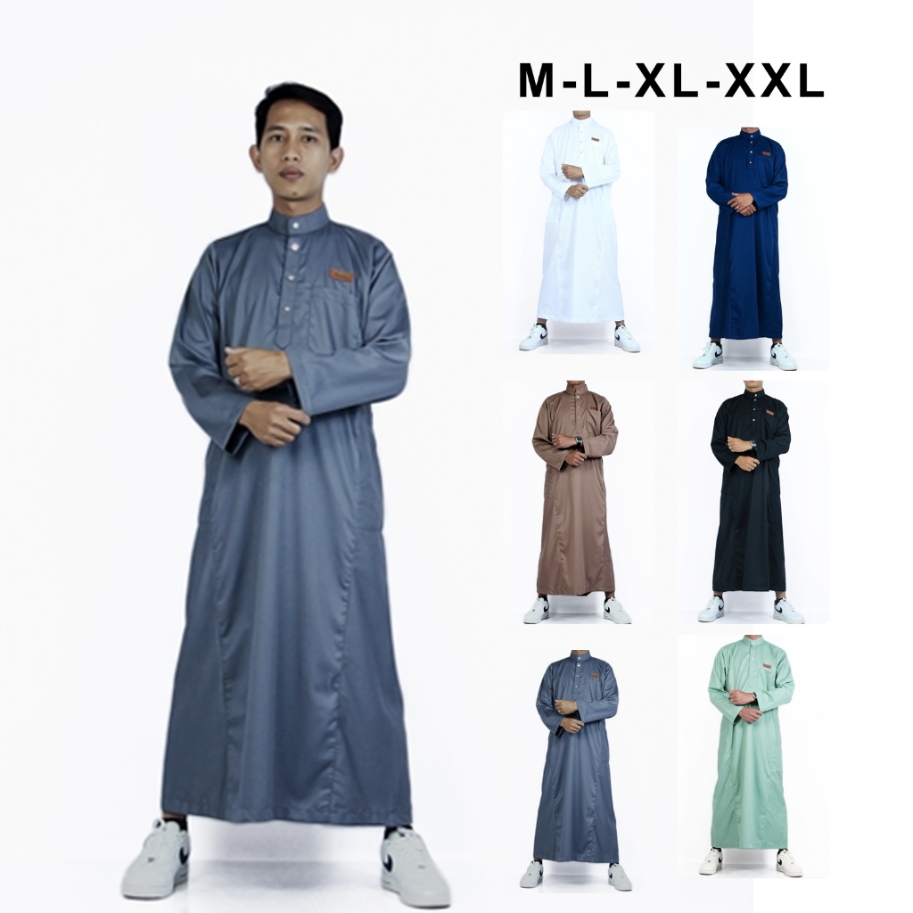 Jual Jubah Pria Al Haramain Baju Gamis Laki Laki Lengan Panjang Premium ...