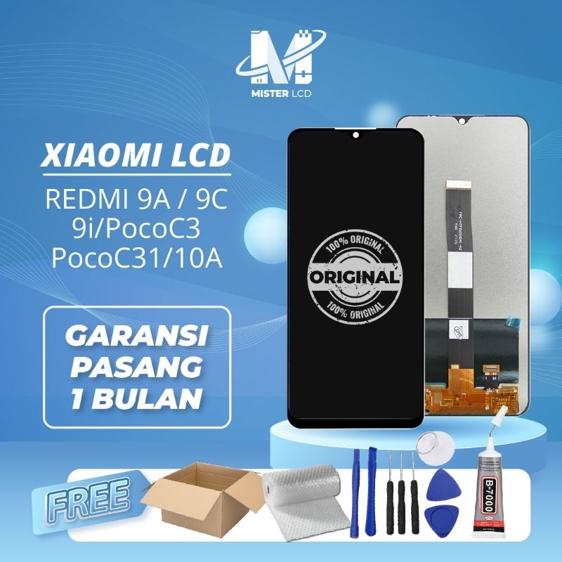 Jual LCD XIAOMI REDMI 9A / 9C / 9i / POCO C3 / POCO C31 / 10A FULLSET ...