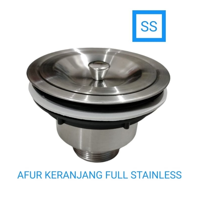 Jual SS afur keranjang full stainless afur bak cuci piring | Shopee ...