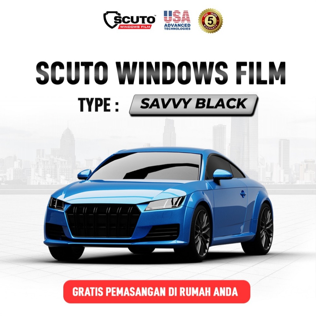 Jual Scuto Windows Film Savy Ceramic IR Kaca Film Bergaransi 5 Tahun ...