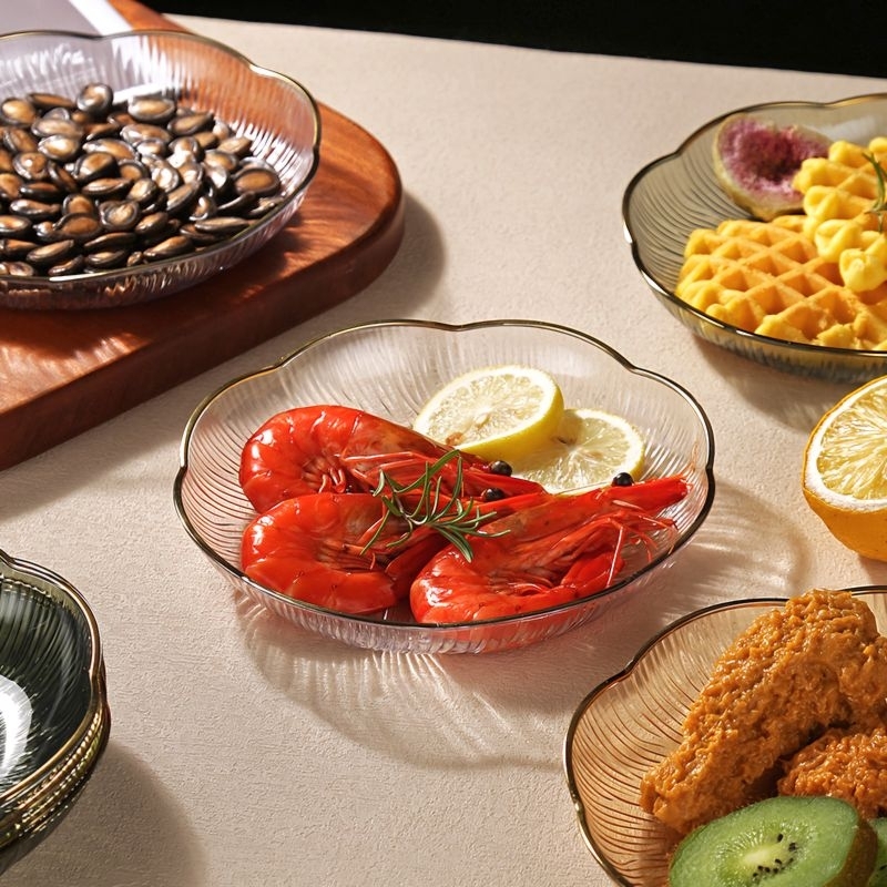 Jual DP8199 TERMURAH Piring Saji Transparan Piring Snack Aesthetic ...