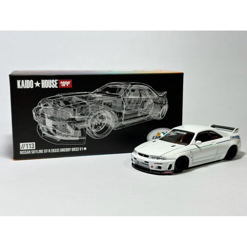 Jual KAIDO HOUSE x MiniGT Nissan Skyline GT-R R33 Greddy GR33 V1 ...