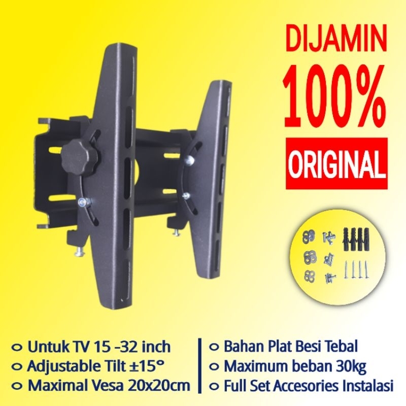 Jual Breket TV Bracket TV 32 inch Braket tv LED 15-32 Inch Universal ...