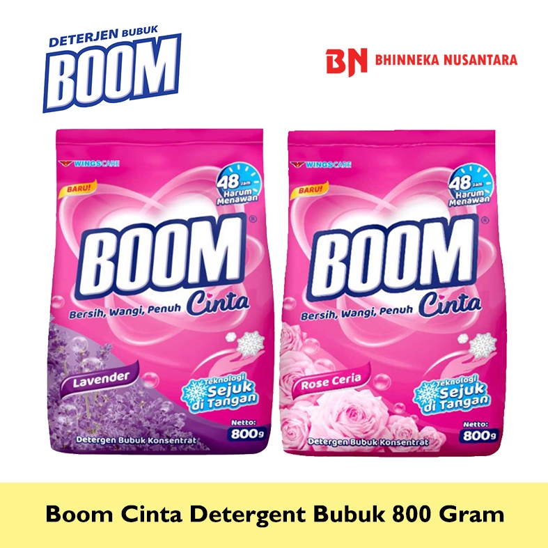 Jual Boom Cinta Deterjen Bubuk 770 Gram | Shopee Indonesia