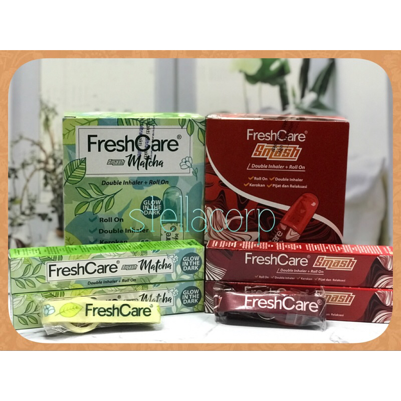 Jual [READY STOCK] || Freshcare Smash Double Inhaler + Roll On | MERAH ...