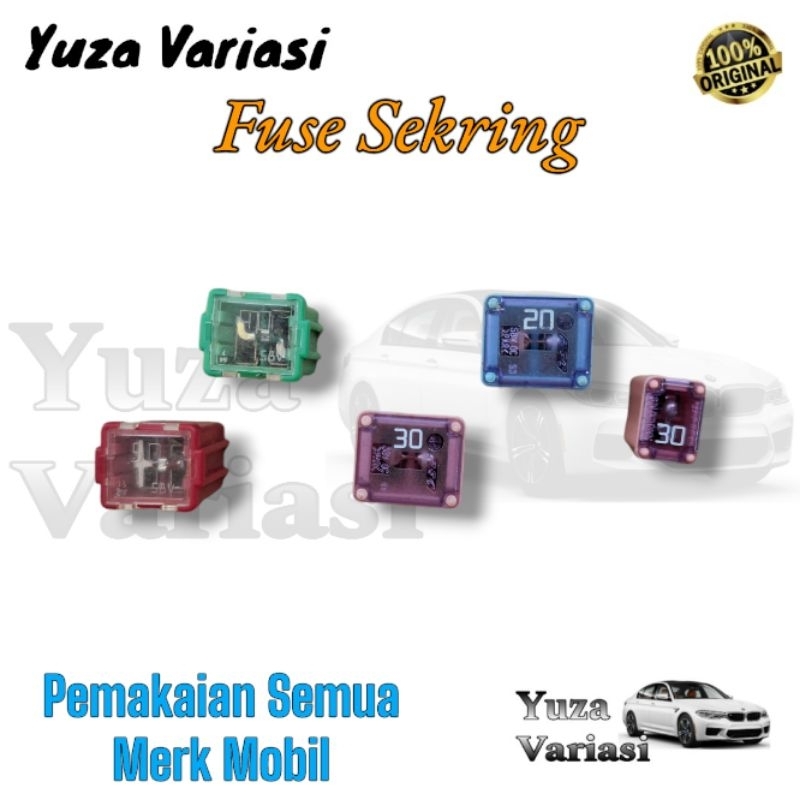 Jual Sekring Pusat Skring Fuse Pusat Mini 20A - 50A Original | Shopee ...