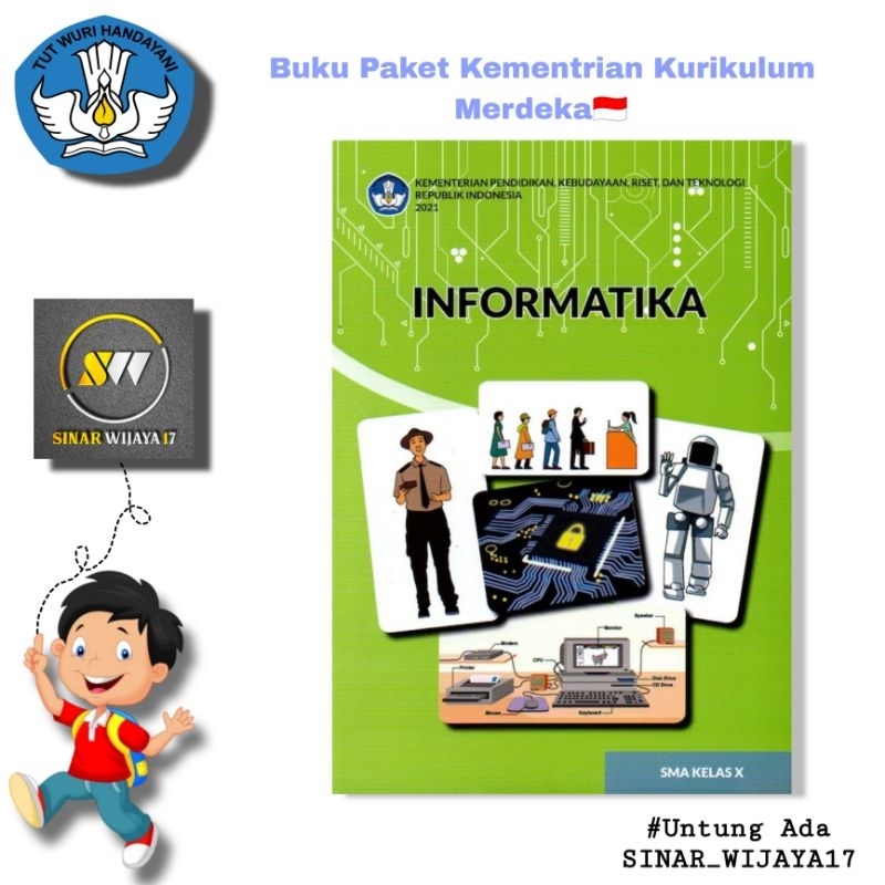 Jual Buku Paket Informatika Kelas 10 Sma Kurikulum Merdeka Kementrian ...