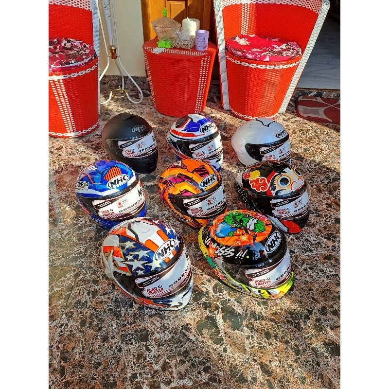 Jual HELM NHK MARK 1 FULL MOTIP ORIGINAL PRODUK | Shopee Indonesia