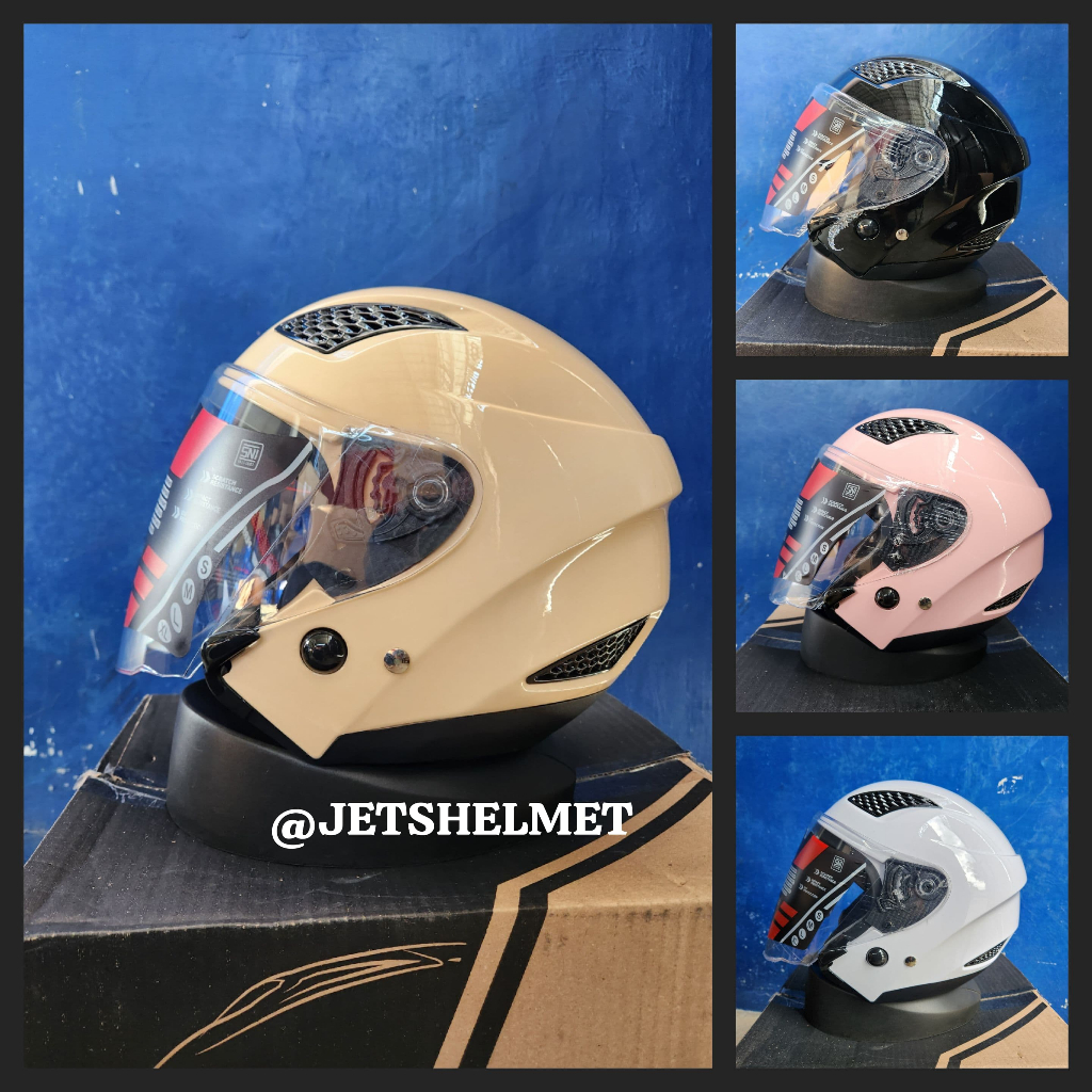 Jual Helm Half Face R-Rsix Kirana Original SNI | Shopee Indonesia