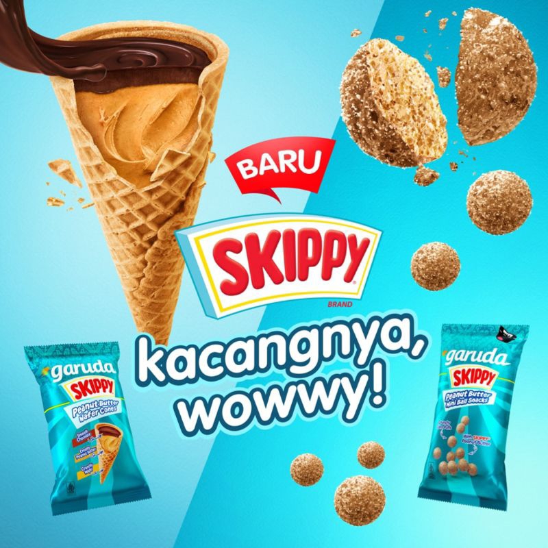Jual Depo SKIPPY CONE Wafer Peanut Butter Chocolate isi 5 Cokelat ...