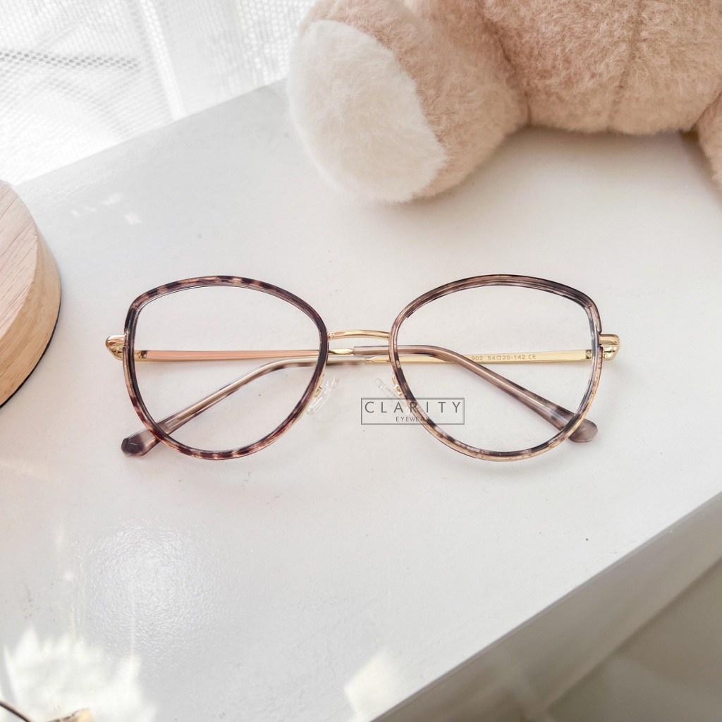 Jual CLARITYEYEWEAR #902 Frame Kacamata Wanita Fashion Bluechromic ...
