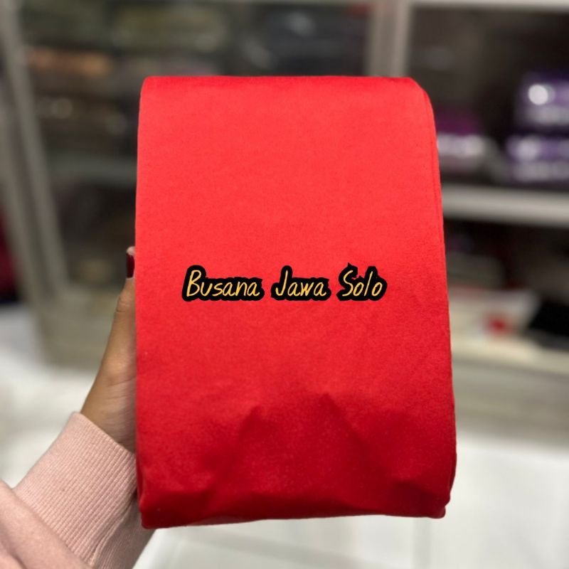 Jual Sabuk Ubet Stagen Beskap motif polos panjang 5 meter pelengkap ...