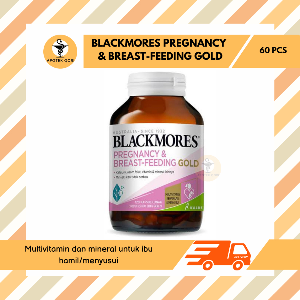 Jual BLACKMORES PREGNANCY & BREAST FEEDING GOLD/SUPLEMEN IBU HAMIL DAN ...