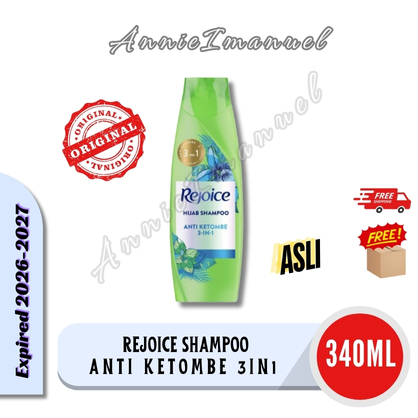 Jual Rejoice Shampoo Hijab Anti Ketombe 3In1 340Ml | Shopee Indonesia