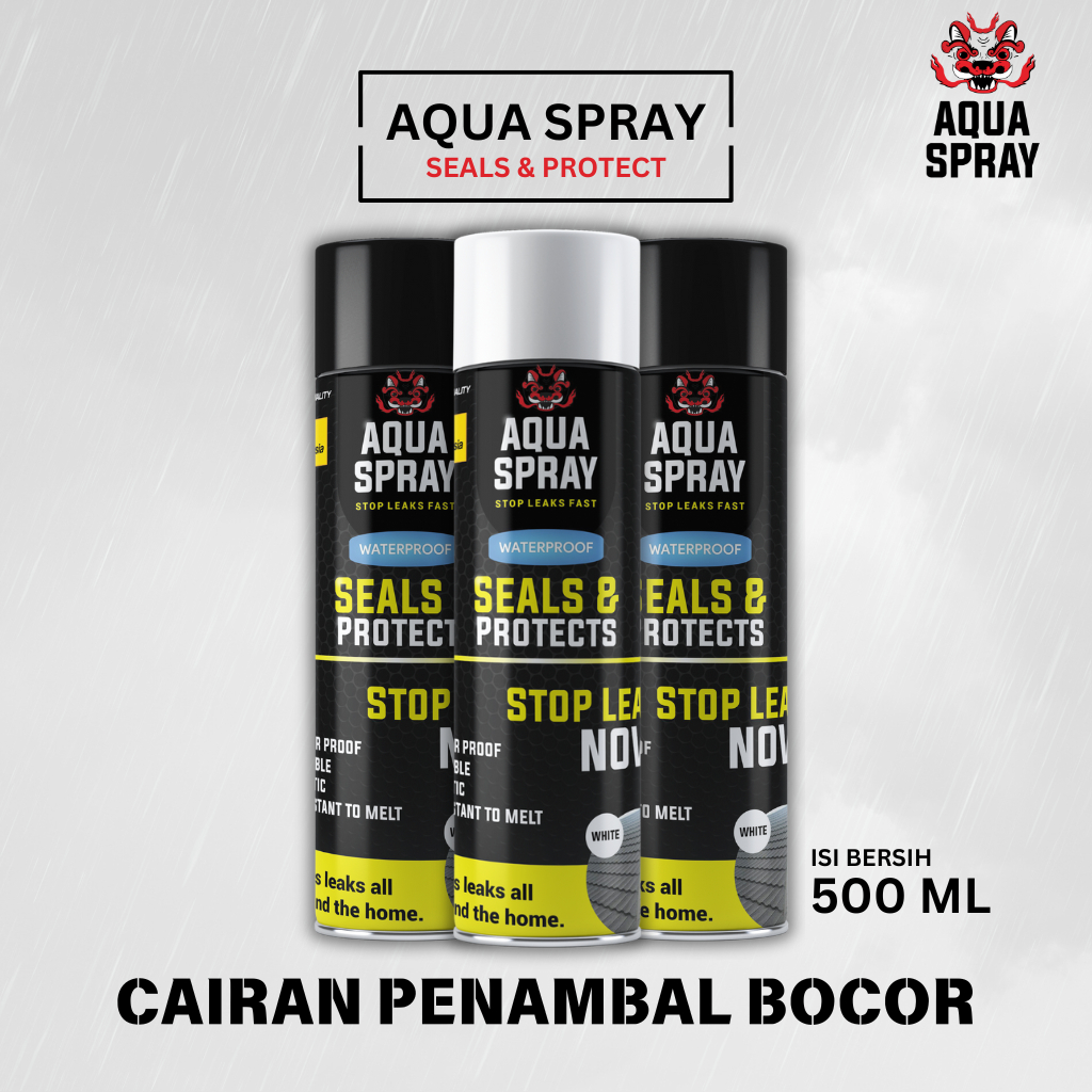 Jual Aqua Spray | Seal And Protect | Cairan Penambal Bocor | Spray Anti ...