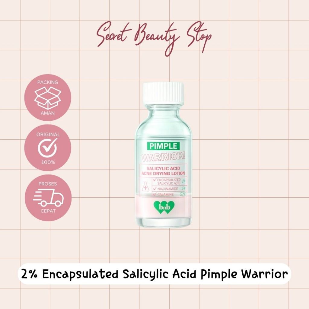Jual BNB Barenbliss Pimple Warrior! Salicylic Acid Acne Drying Lotion ...