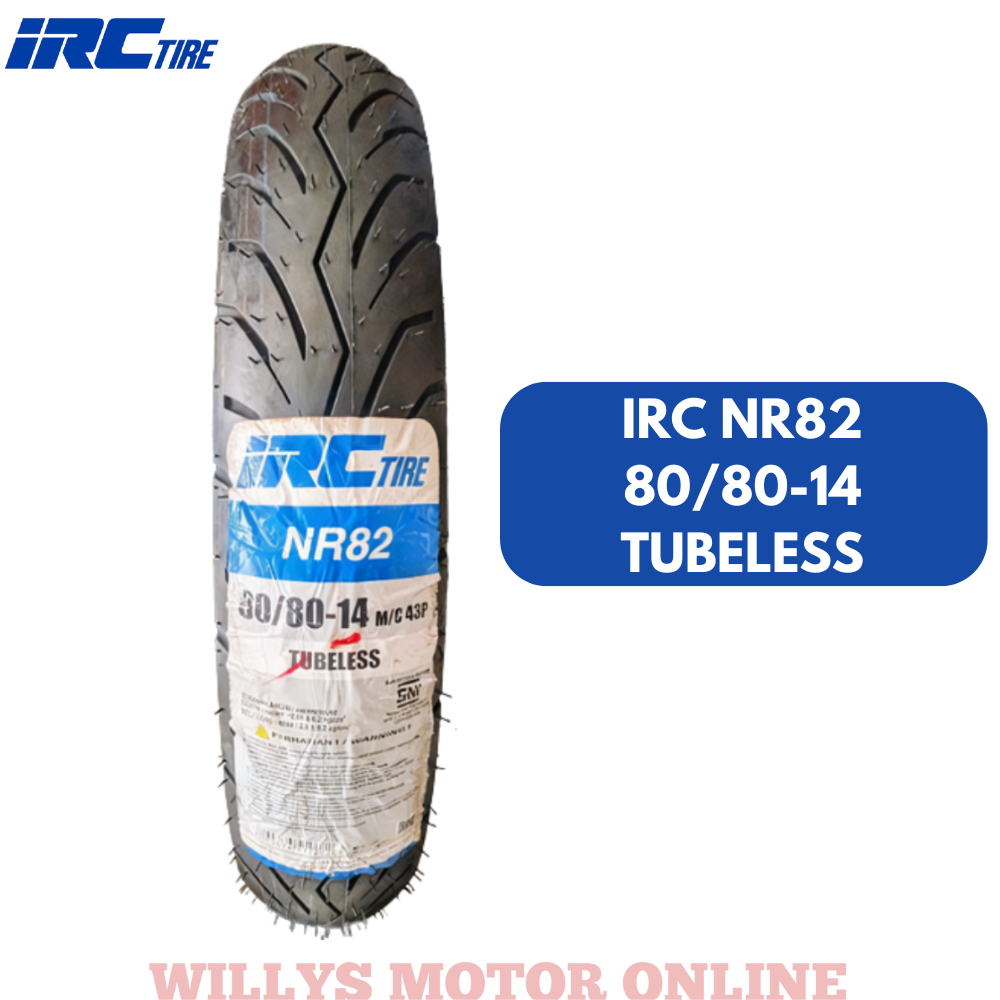 Jual BAN LUAR 80/80-14 NR82 TUBELESS / IRC | Shopee Indonesia