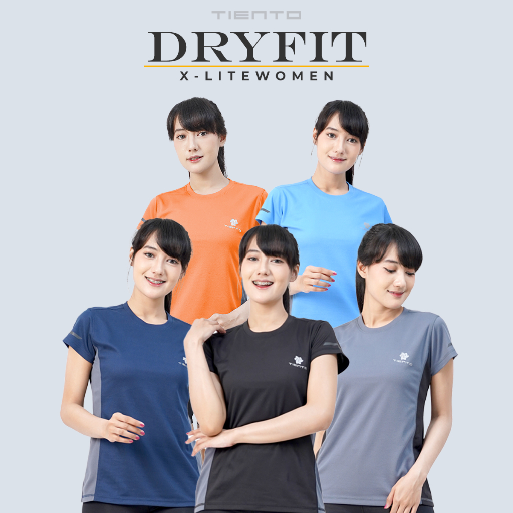 Jual Tiento Kaos Olahraga Lari Baju Running Gym Dry Fit Extra Lite ...