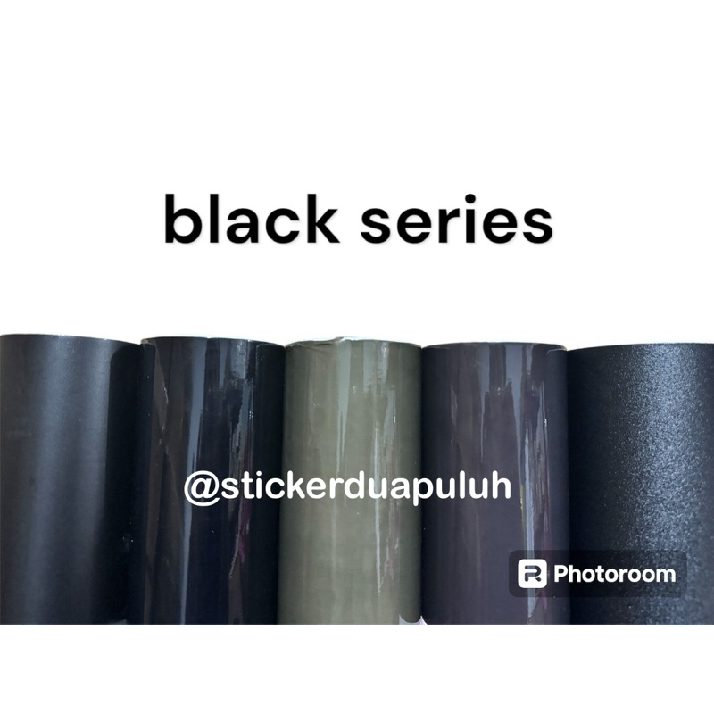 Jual skotlet series hitam glossy-doff-transparan-kulit jeruk lbr 45cm x ...