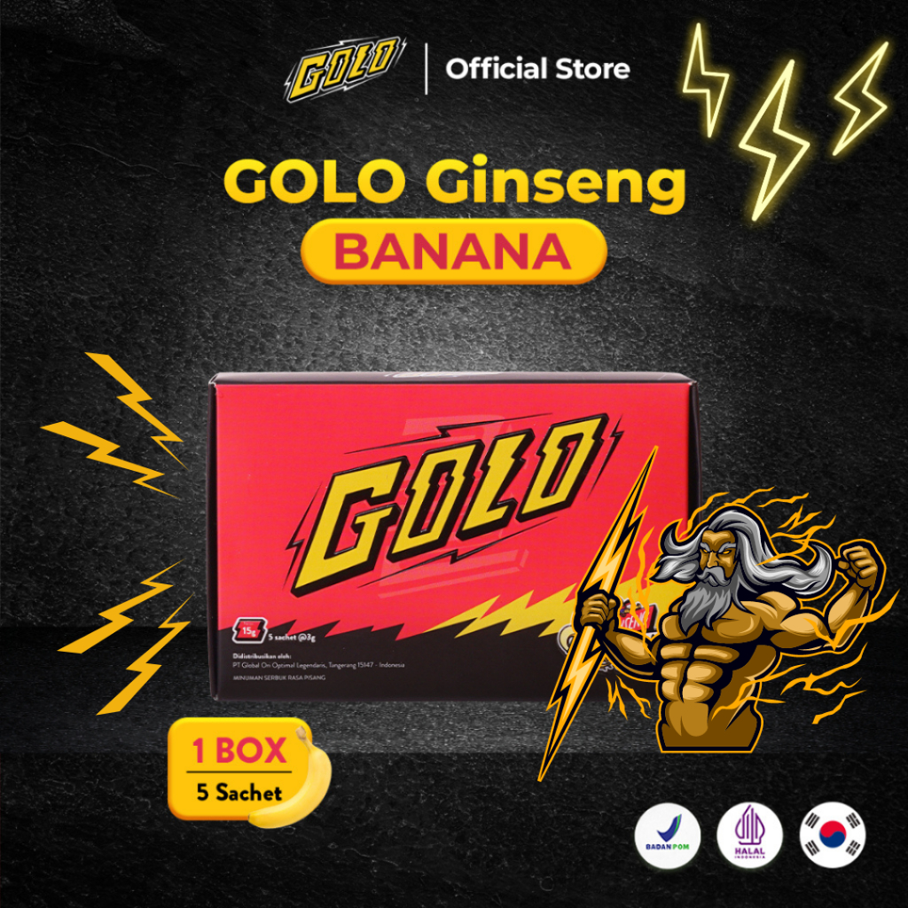 Jual (BISA COD) GOLO Ginseng Original Herbal Stamina Pria Minuman Serbuk Madu Dengan Korean ...