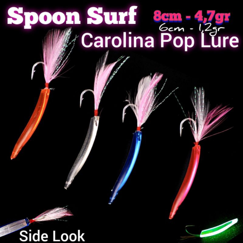 Jual Spoon Surf Carolina Pop Lure Casting Lure Yumizuno Bukan Yamashita ...