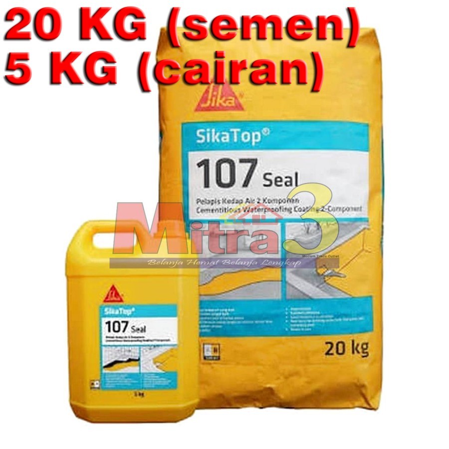 Jual SIKATOP Seal 107 A+B Set / Sika Top Waterproofing Pelapis Anti Bocor | Shopee Indonesia