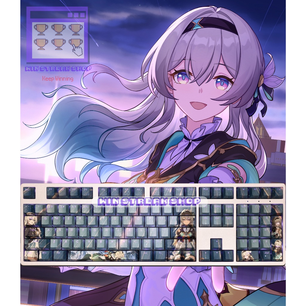 Jual Honkai Star Rail Keycaps - Firefly Honkai Star Rail Keycaps ...