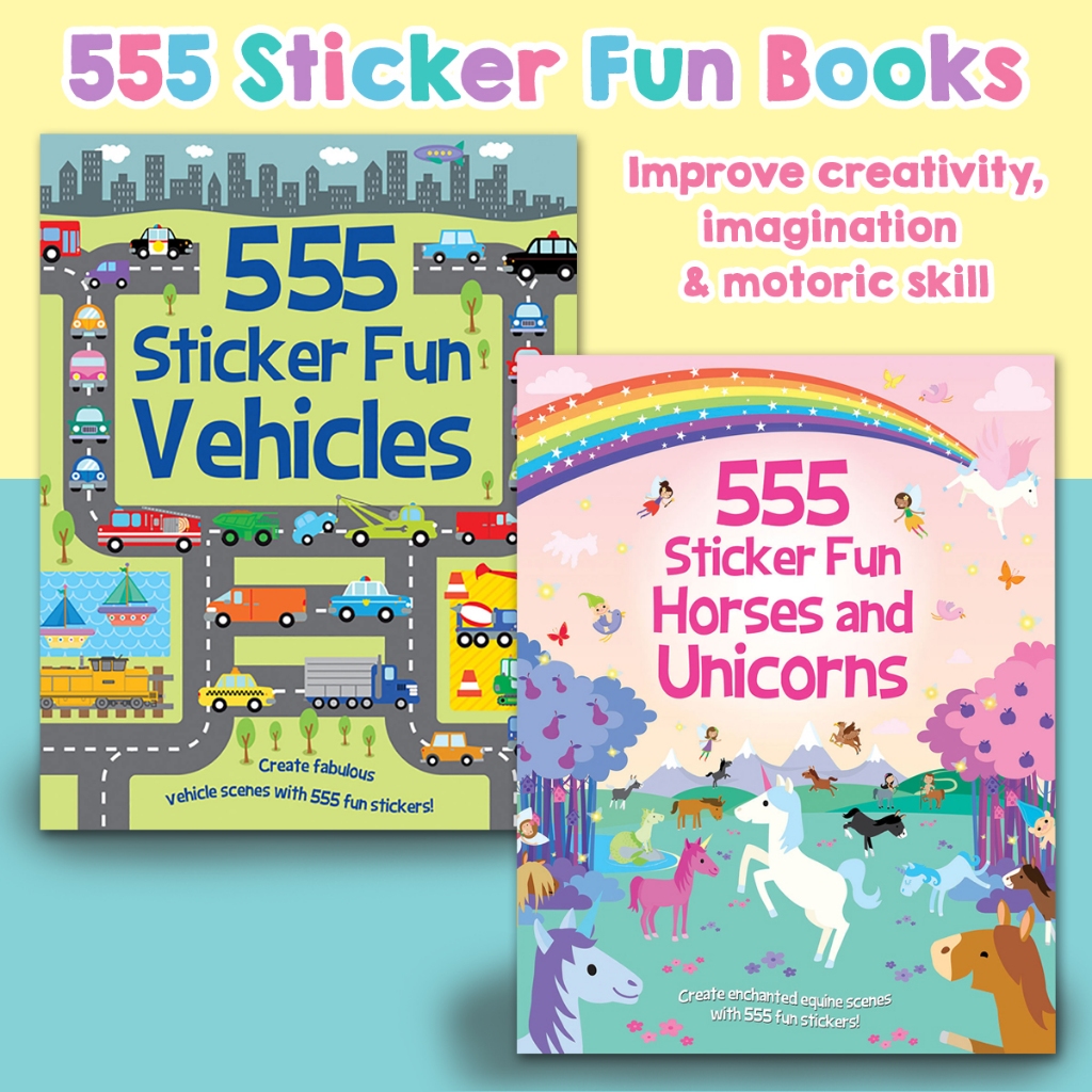 Jual 555 Sticker Fun Books (ada macam-macam judul) [Imagine That ...