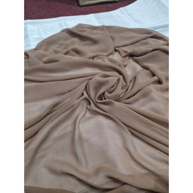 Jual Kain Chiffon Silky / Sifon Silk Polos / Bahan Chiffon Halus Tipis ...