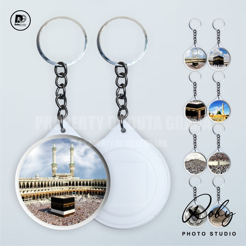 Jual [KEYRING PRESS] MAKKAH Gantungan Kunci Keychain Aksesoris Souvenir ...