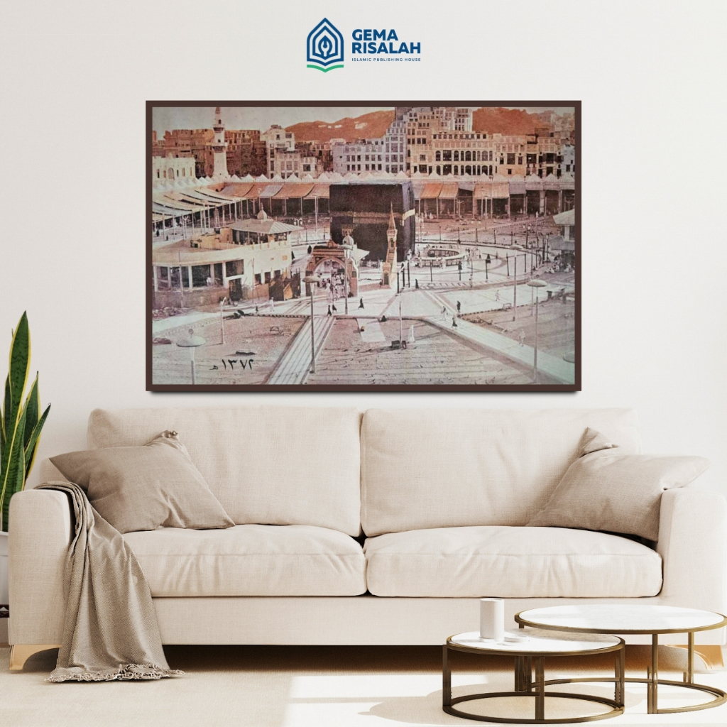 Jual Poster Ka'bah Klasik Tahun 1372 Hijriah Ukuran Besar 70x100 cm ...
