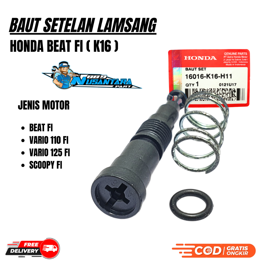 Jual BAUT SETELAN ANGIN BEAT F1 / BEAT POP / SCOOPY F1 / BEAT NEW ...