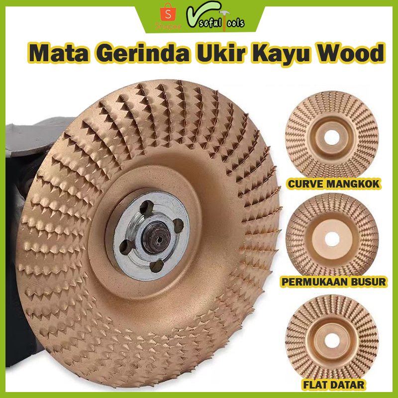 Jual Usefultools Mata Gerinda potong Kayu Wood 4 inch Grinder Pembentuk ...