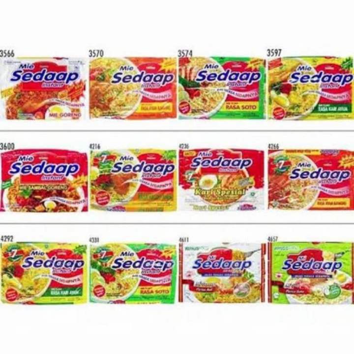 Jual MIE SEDAP INSTANT ANEKA VARIAN RASA ( 1 DUS/20 PCS/ 10 PCS ...