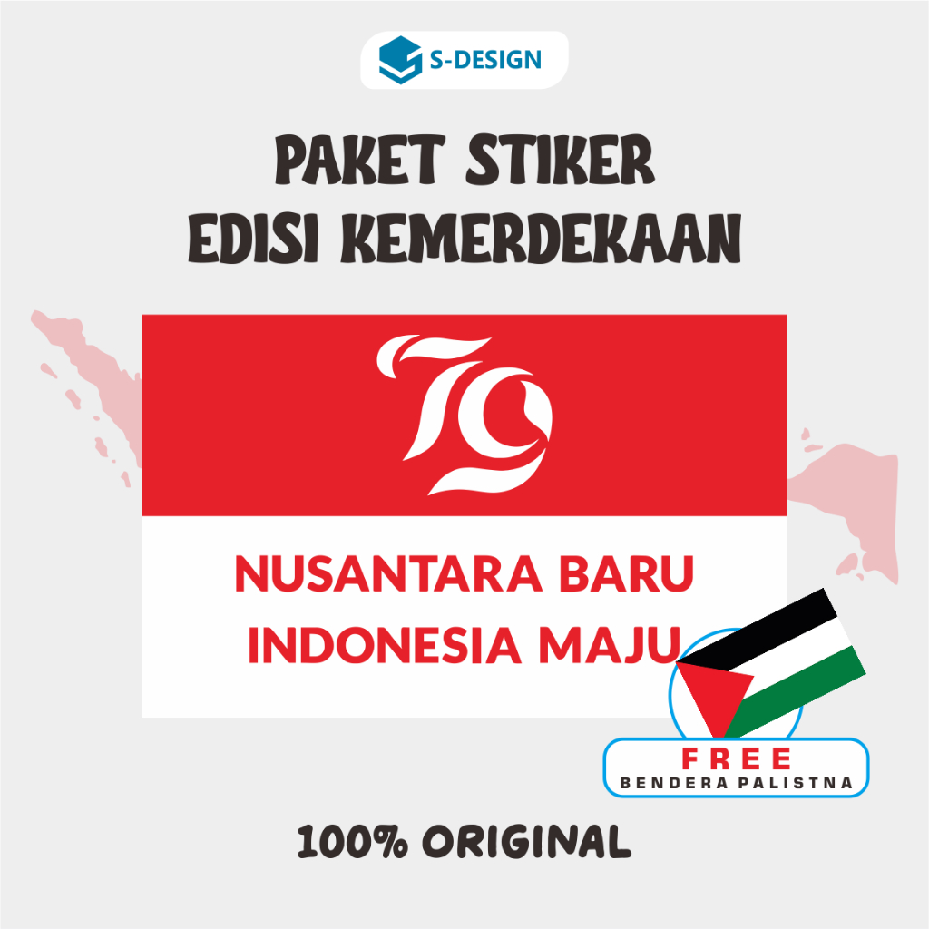 Jual STIKER KEMERDEKAAN / STIKER HUT RI / STIKER MUKA / STIKER TEMPEL ...