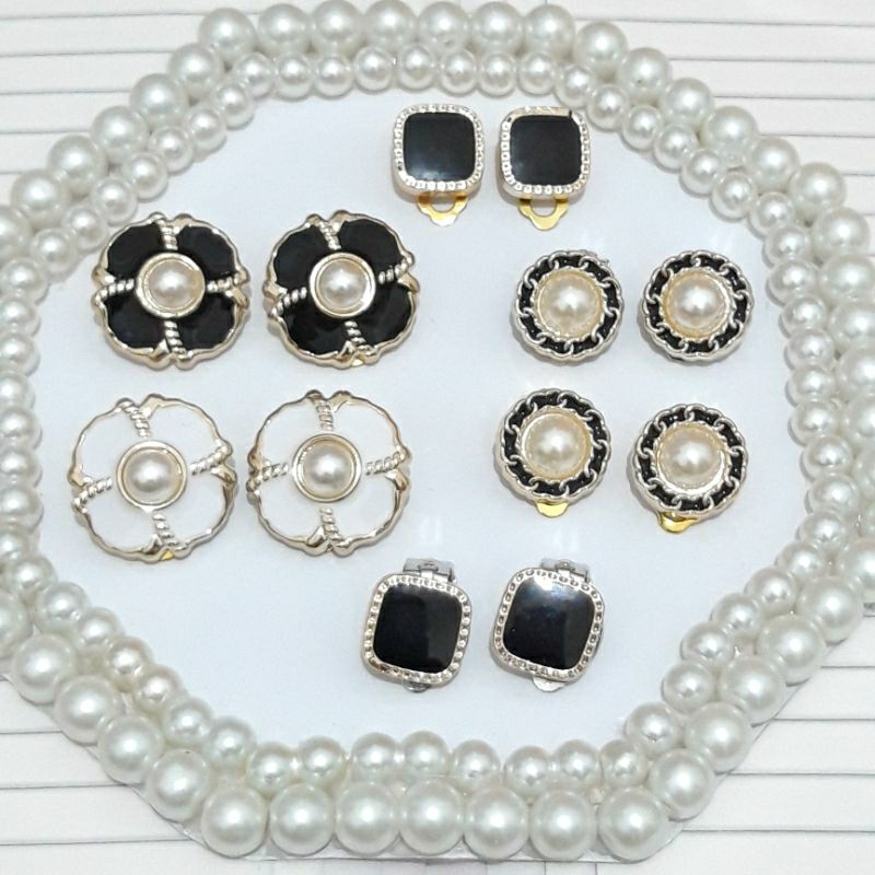 Jual Anting Klip Hijab List Gold VOL.1 | Anting Jepit | Anting Hijab ...