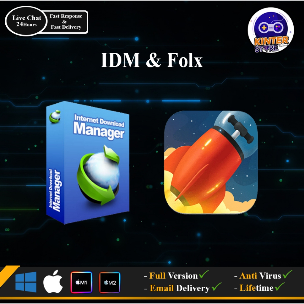 Jual IDM Internet Download Manager (Bisa Update Online) / Folx / Folx GO | Shopee Indonesia
