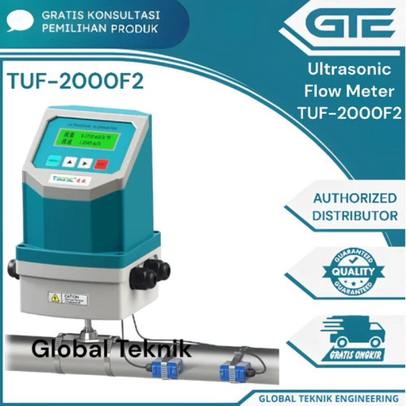 Jual Ultrasonic Flow Meter TUF2000F2 Liquid Tester 50-700mm TUF-2000F2 ...