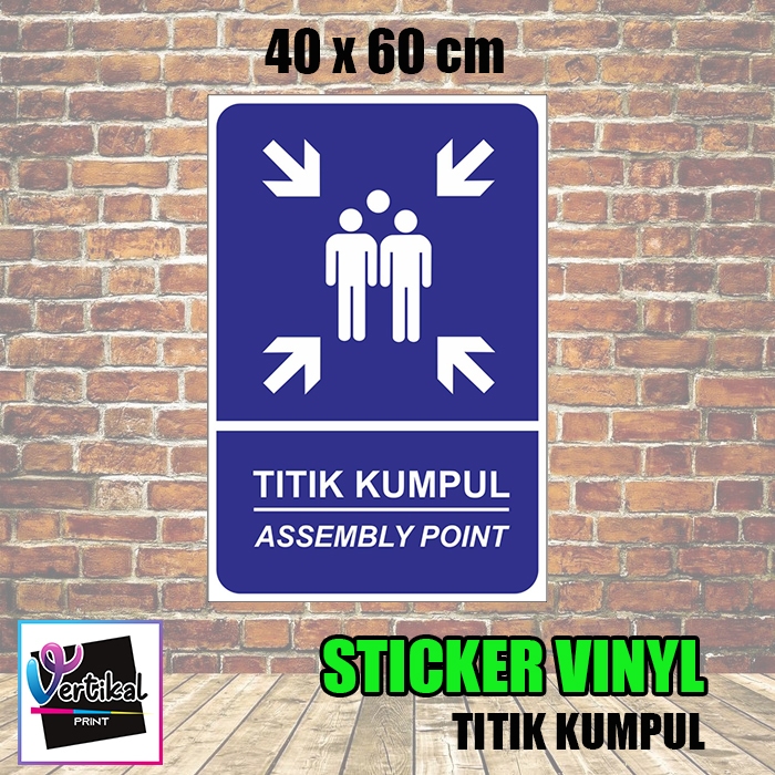 Jual Stiker Vinyl Petunjuk Titik Kumpul Assembly Point | Shopee Indonesia Jual Stiker Vinyl Petunjuk Titik Kumpul Assembly Point | Shopee Indonesia