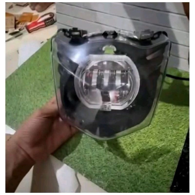 Jual Headlamp Reflektor Plus Mika Kaca Lampu Depan Beat Karbu Lama ...