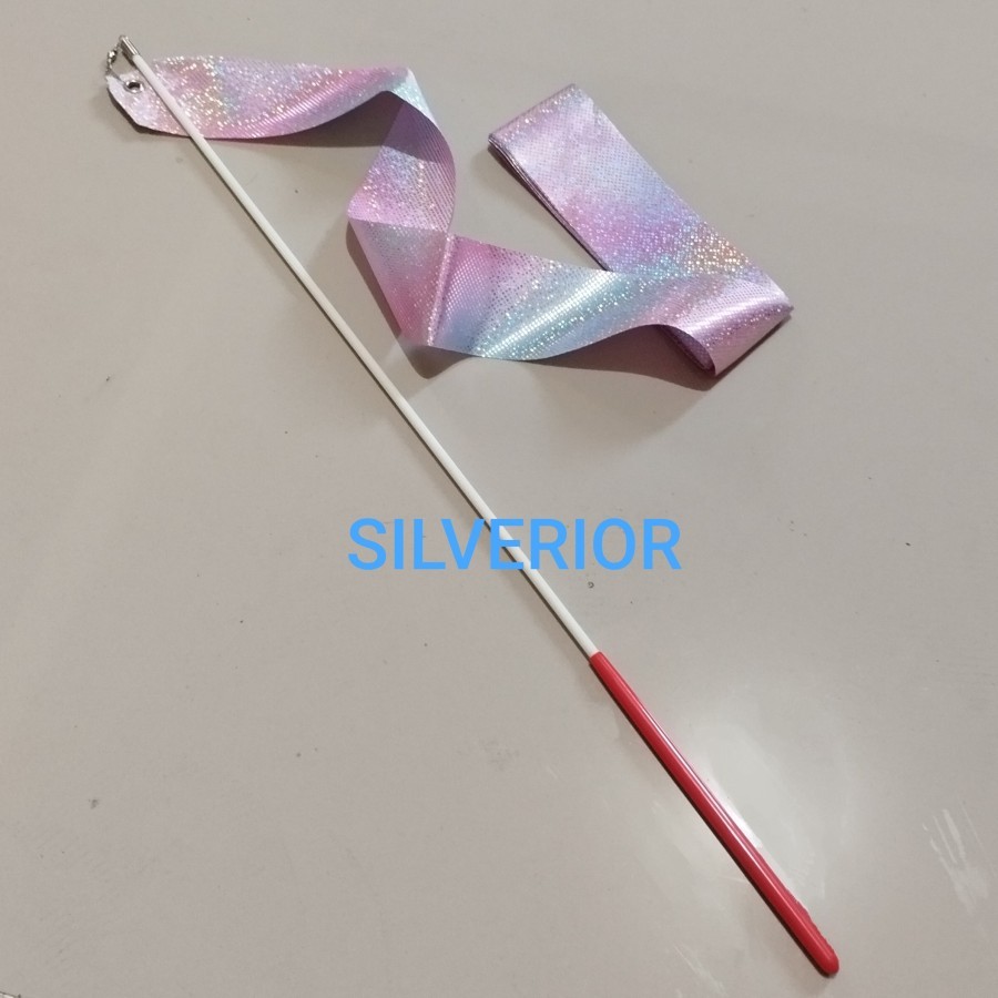 Jual Stik tangkai tongkat senam ritmik tali pita tari balet gradasi ...