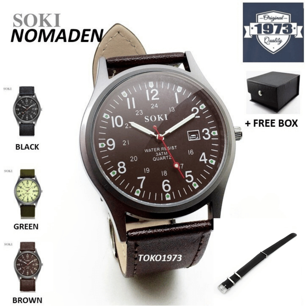 Jual SOKI NOMADEN - Jam tangan pria arloji pria sporty men's watch ...