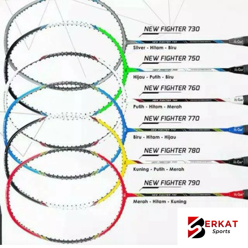 Jual RAKET BADMINTON HIQUA NEW FIGHTER SERIES ORIGINAL | Shopee Indonesia