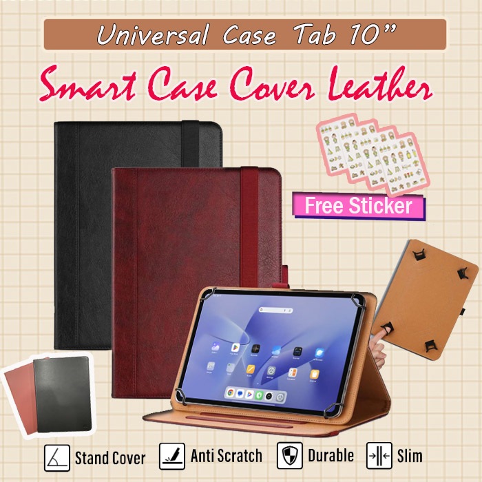 Jual Advan Tab VX Neo 10.1 2024 FOLIO CASE LEATHER STAND FLIPCASE ...