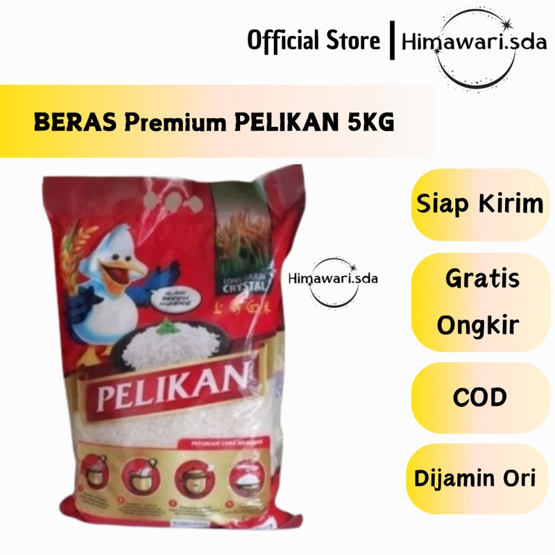 Jual BERAS PELIKAN 5KG Beras premium pelikan 5kg beras pin pin sania ... Jual BERAS PELIKAN 5KG Beras premium pelikan 5kg beras pin pin sania ...
