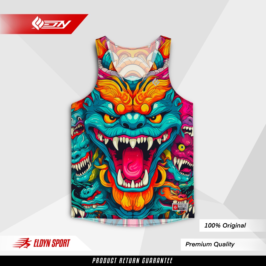 Jual Eldyn Sport Jersey Singlet Olahraga Pria Fullprinting | SGT17 ...