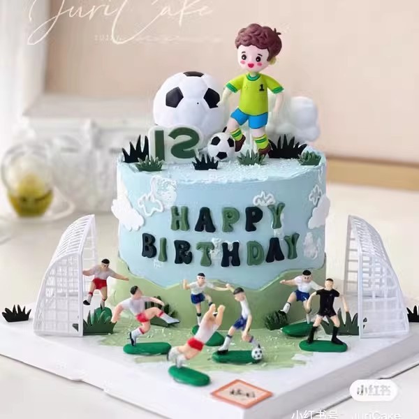 Jual Hiasan Kue Cake Topper Sepak Bola Kaki dan Bola Basket Karet ...