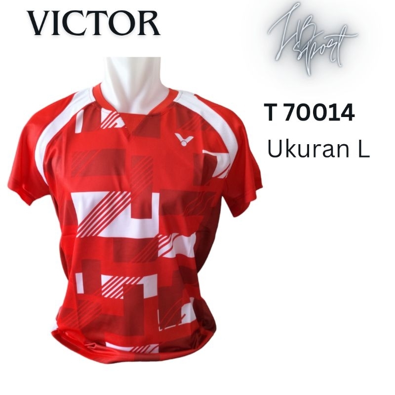 Jual sale jersey baju badminton victor T 70014 t70014 t-70014 original ...