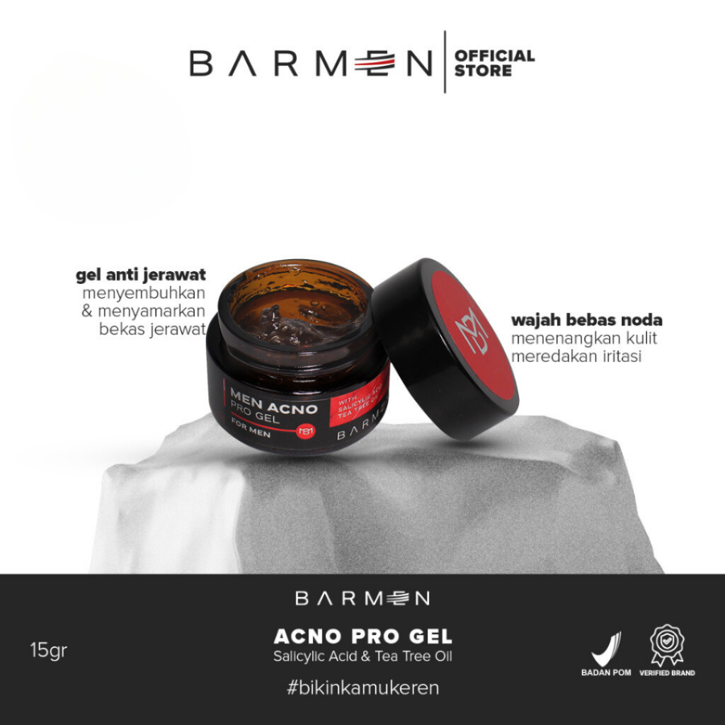 Jual BARMEN Acno Pro Gel 15 gr | Shopee Indonesia