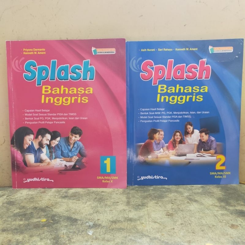 Jual BUKU PELAJARAN / SPLASH BAHASA INGGRIS UNTUK SMA/MA/SMK KELAS X(10) / SPLASH BAHASA INGGRIS ...